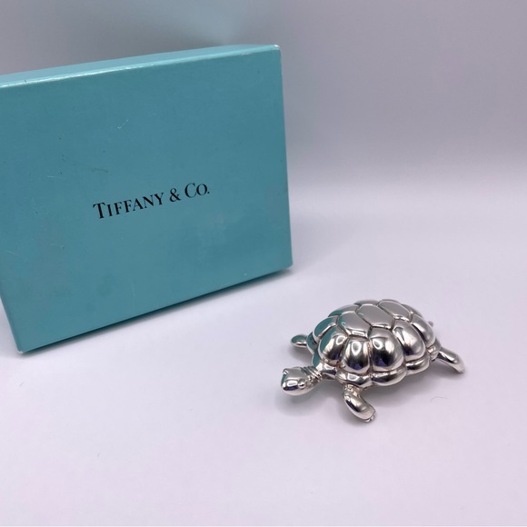Tiffany & Co. | Accessories | Vintage Tiffany Co Sterling Silver Turtle ...